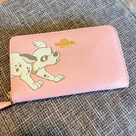 Bags | Coach X Disney Dalmatians Zip Around Wallet | Poshmark